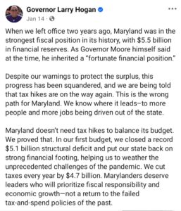 Is Hogan Planning to Challenge Moore for Governor in 2026?